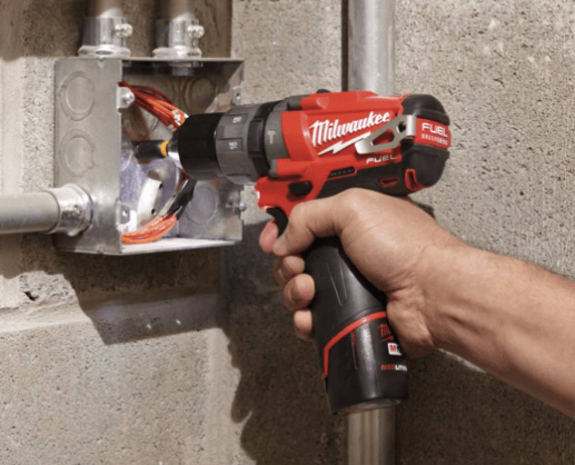 Milwaukee M12 CPD-0 12V Cordless Brushless Fuel Compact 2-Speed ...