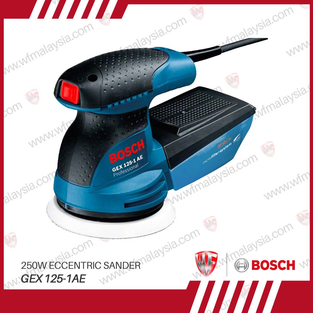 Bosch GEX 125-1AE Eccentric Sander Random Orbital Sander 06013875L0 GEX125-1AE (One Year Warranty)