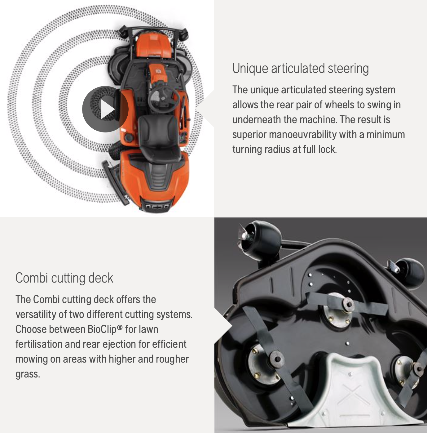 (PRE-ORDER) Husqvarna R213C Garden Tractor 6700kW Combi Cutting Deck ...